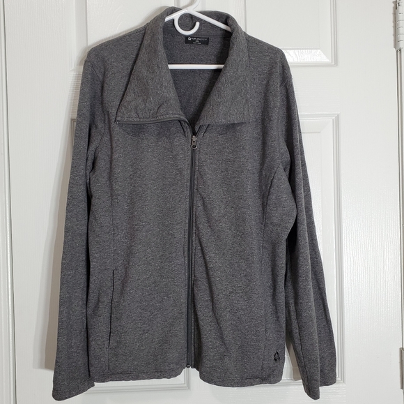 Tuff Athletics | Tops | Tuff Athletics Gray Plus Size Zipup Jacket ...